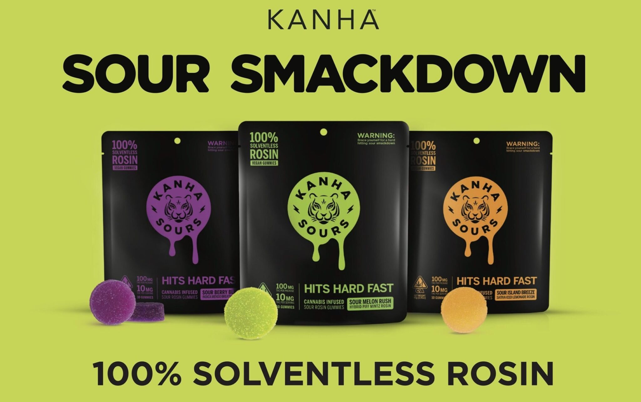 Kanha's New Sour Edibles Promise to Hit Hard and Make Faces Pucker ...